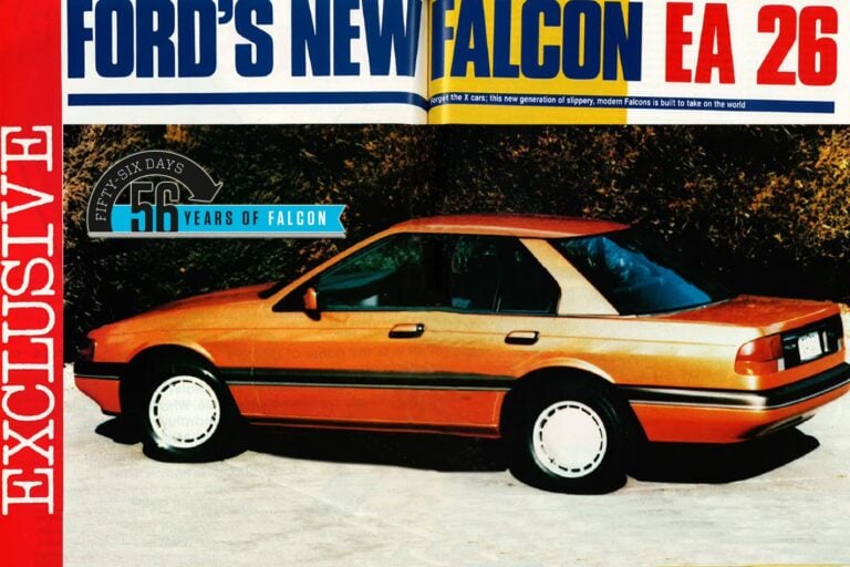 1985 Ford Falcon: 1988 EA 26 world scoop
