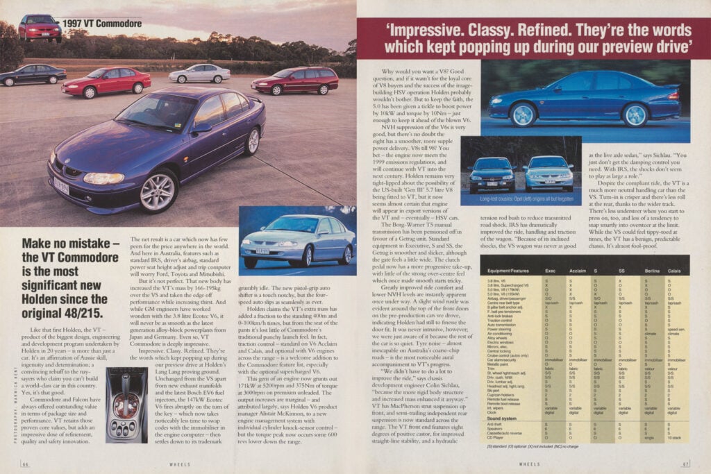 1997 Holden Commodore: The VT Holden Commodore