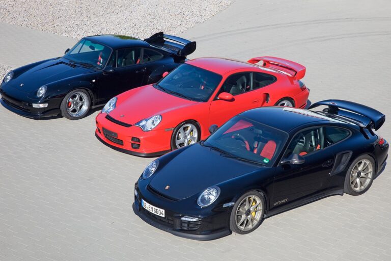 Evolution of the Porsche 911 GT2