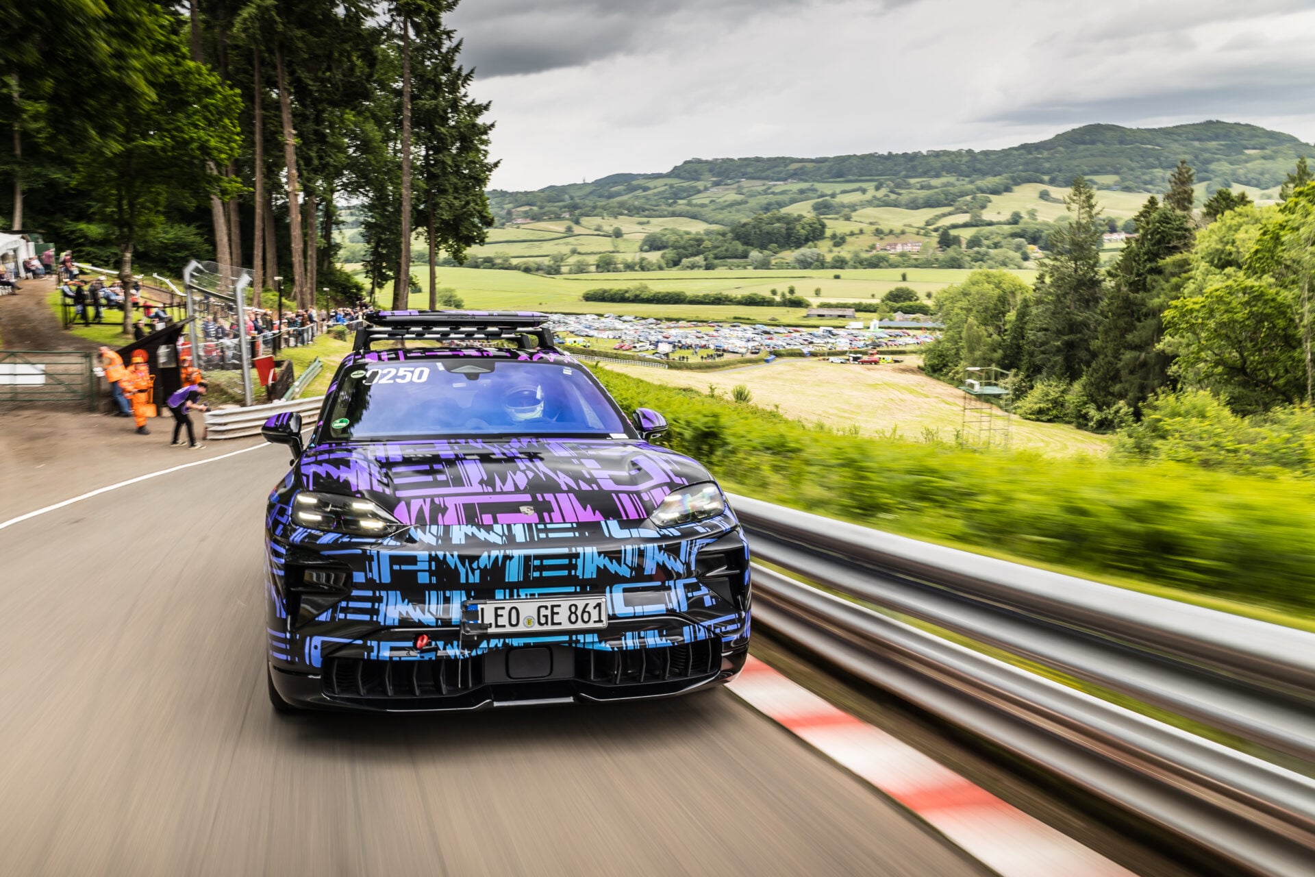 Porsche’s all-electric Cayenne prototype sets SUV record on hill climb