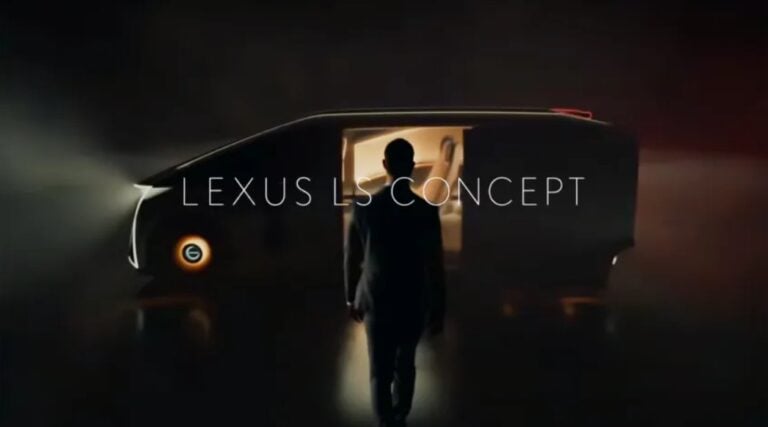 What is the Lexus LS Concept due for reveal at the Tokyo Motor Show?