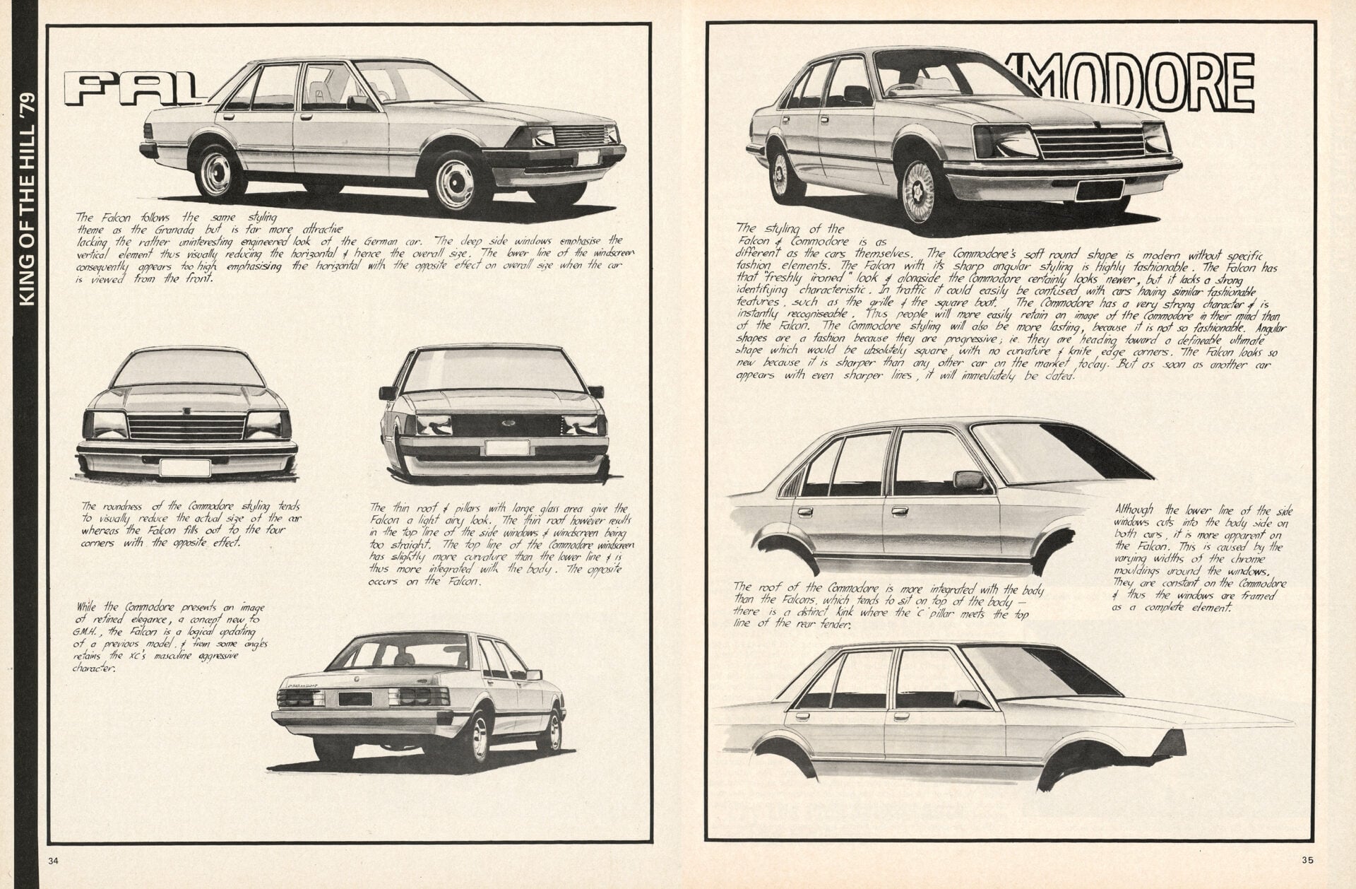 From the Wheels archive: Holden VB Commodore vs Ford XD Falcon in a V8 ...