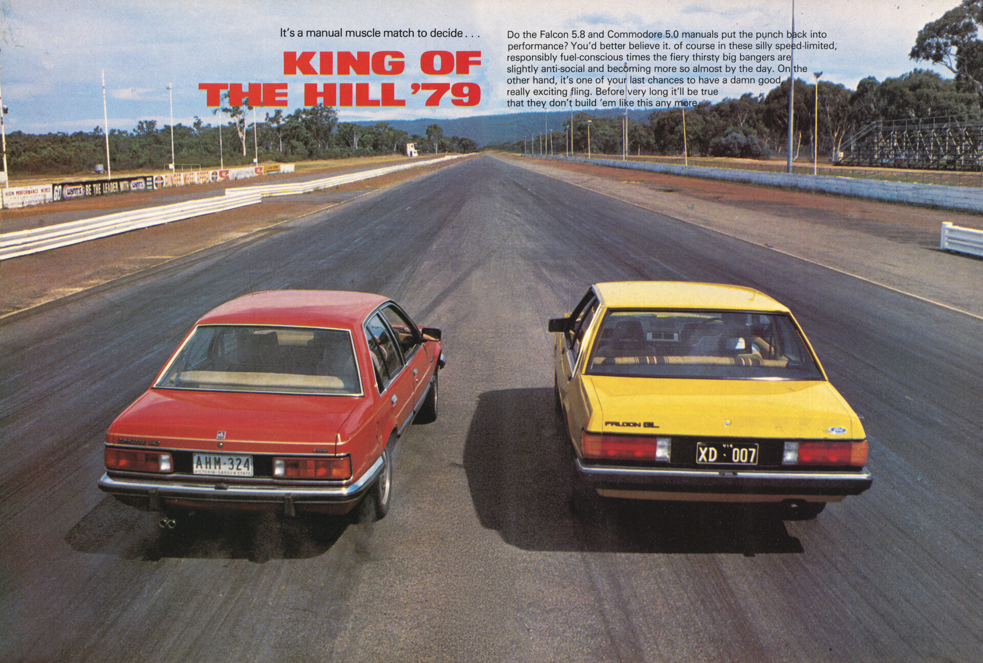 From the Wheels archive: Holden VB Commodore vs Ford XD Falcon in a V8 ...