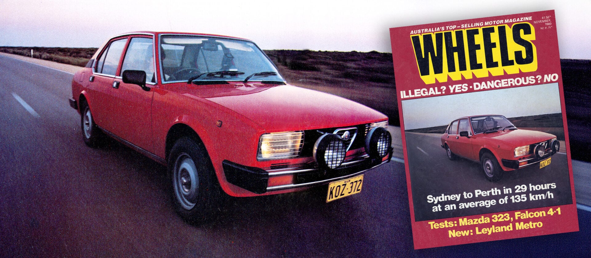 From the Wheels archive: Illegal? Yes. Dangerous? No! Sydney to Perth ...