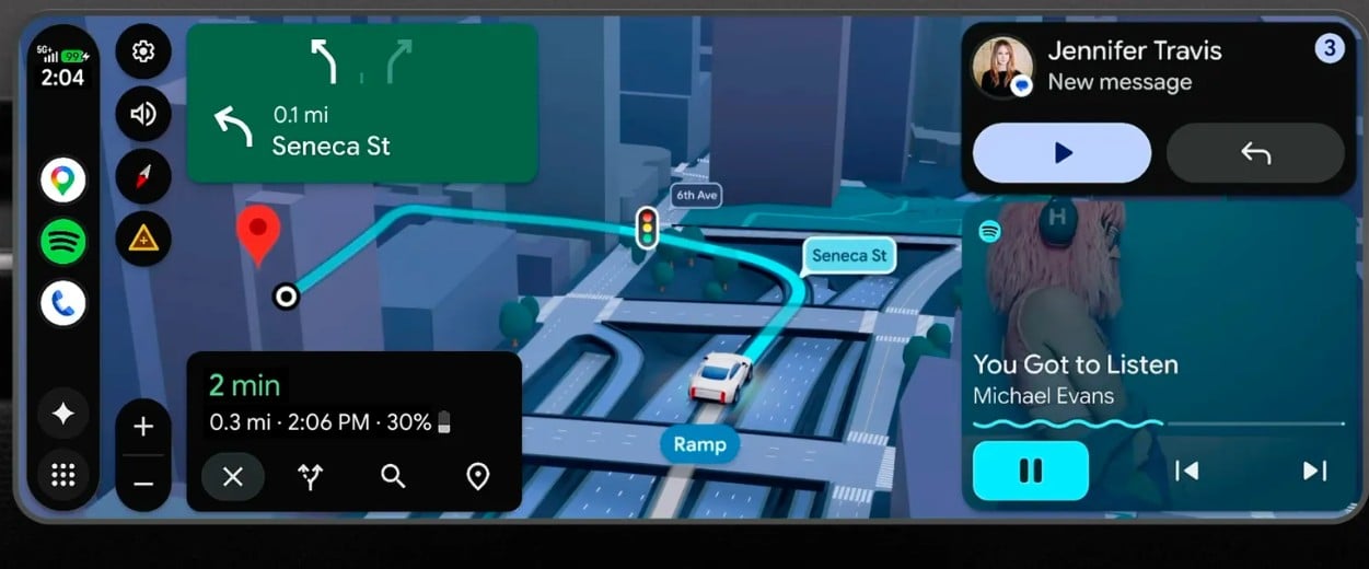 Latest Android Auto update to add in-car video streaming
